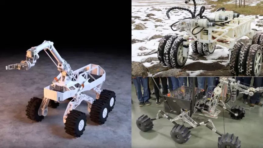 工程未來火星漫遊者：2018 年大學漫遊者挑戰賽的前 3 名漫遊者