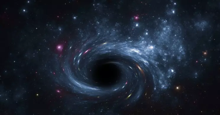 koncept črne luknje