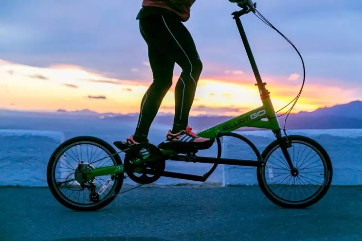 Велосипеди Elliptigo барои велосипедронии камтаъсир комил аст.