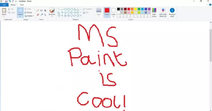 pemetaan pikiran ms paint