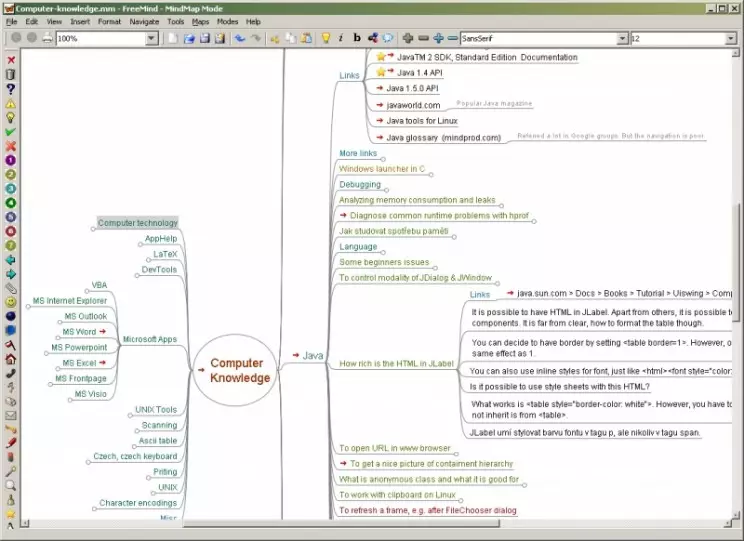 mindmapping freemind windwos