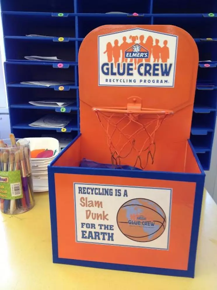 slam dunk recycling bin