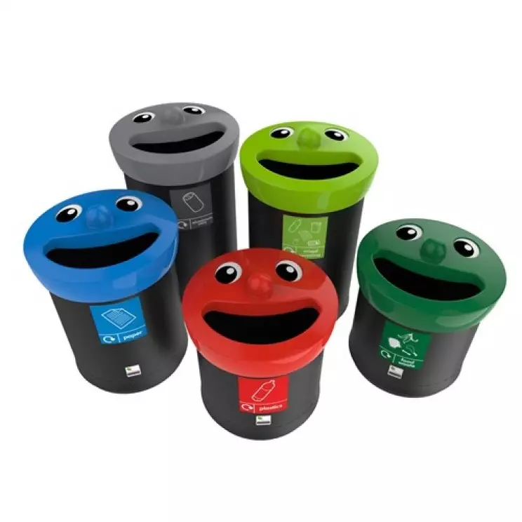 envirobin smiley bins recycling bin