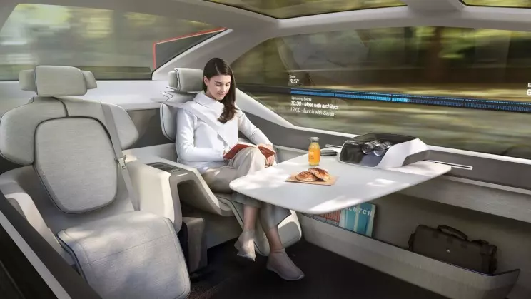 Le véhicule concept 360c entièrement autonome de Volvo vous permet même de dormir dedans
