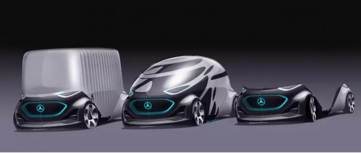 Mercedes-Benz predstavil Vision Urbanetic: Revolučný koncept autonómnej dodávky