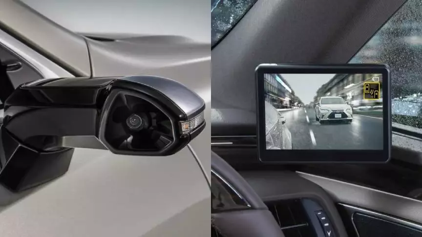 Lexus je predstavil prve digitalne stranske monitorje na svetu