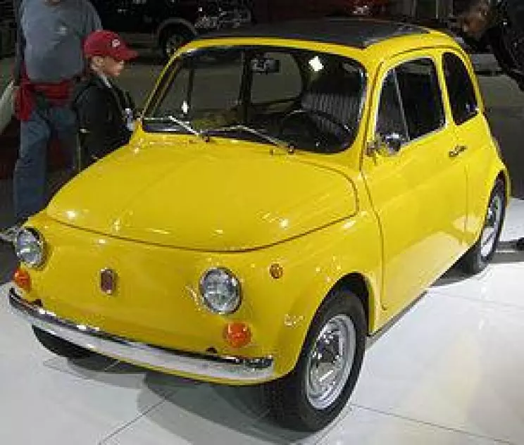 Maailman pienimmät autot Fiat 500