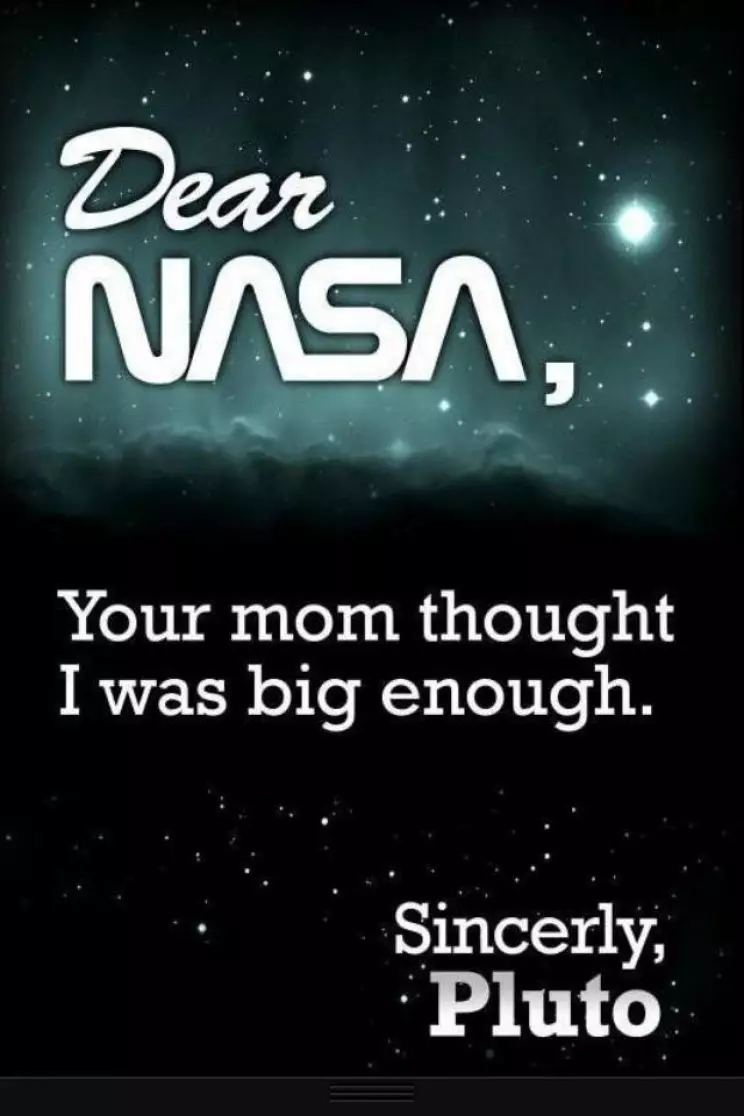 grappige memes over wetenschap Pluto