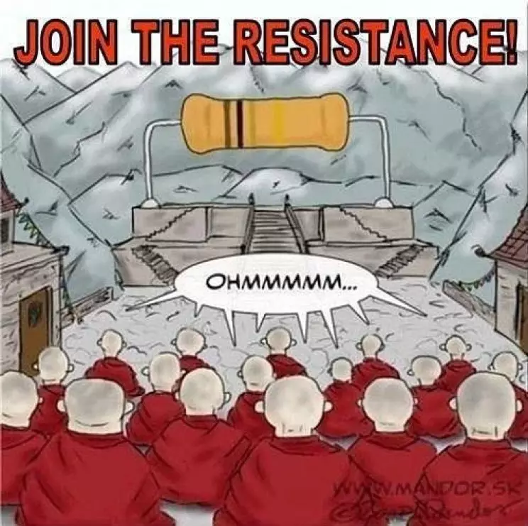 memes engraçados sobre ciência ohm