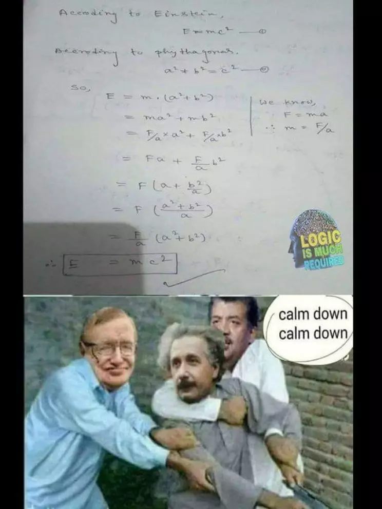 meme amuzante despre știința Einstein