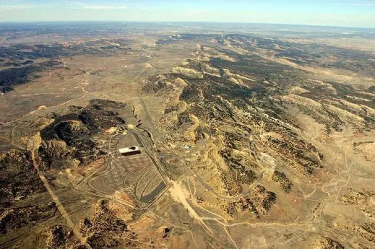 най-радиоактивните места Church Rock Nuclear Mill