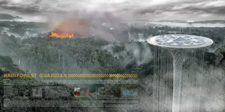 The Rainforest Guardian: космічний корабель, як іригаційний хмарочос для тропічних лісів Амазонки