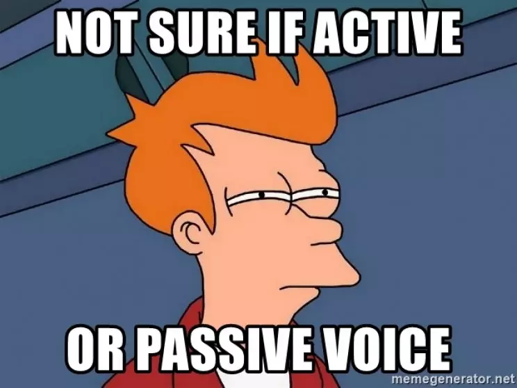 Active thiab Passive Voice Meme