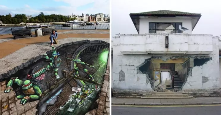 Más de 25 increíbles imágenes de arte callejero en 3D