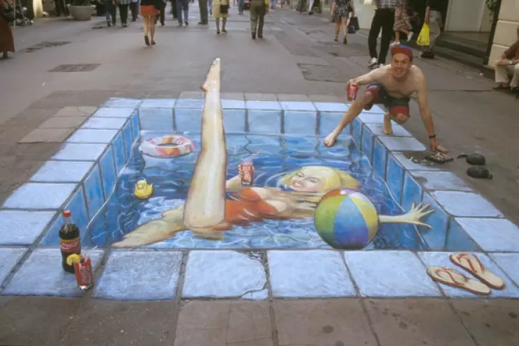 25+ geweldige afbeeldingen van 3D Street Art