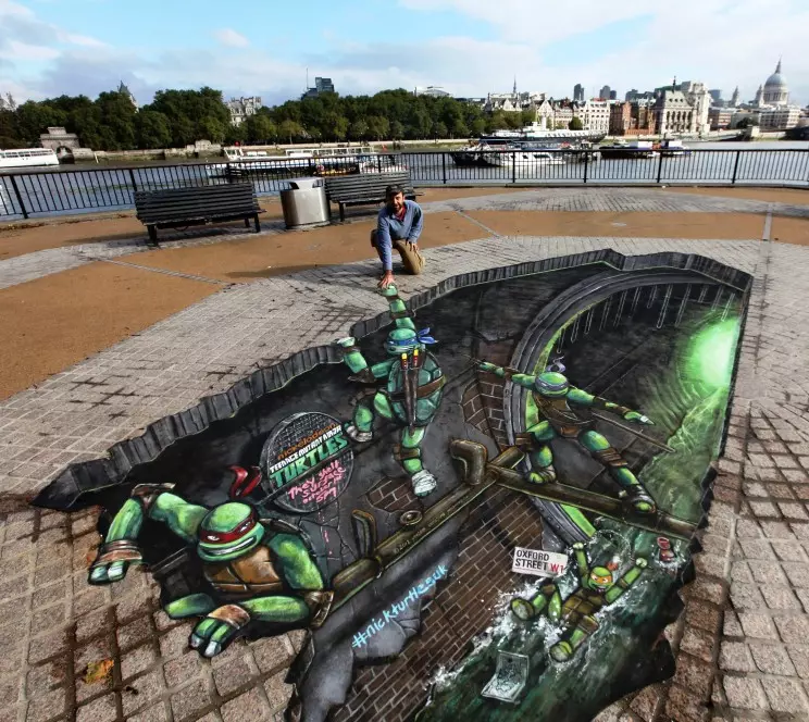 25+ geweldige afbeeldingen van 3D Street Art