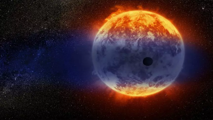 O Hubble detecta que un planeta afastado desaparece a unha velocidade récord