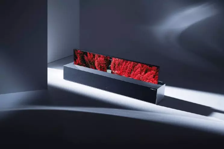 LG Signature Roll-Up Televisie