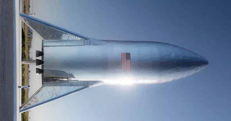 Elon Musk Tweets Prototaip Kapal Starship yang Dipasang
