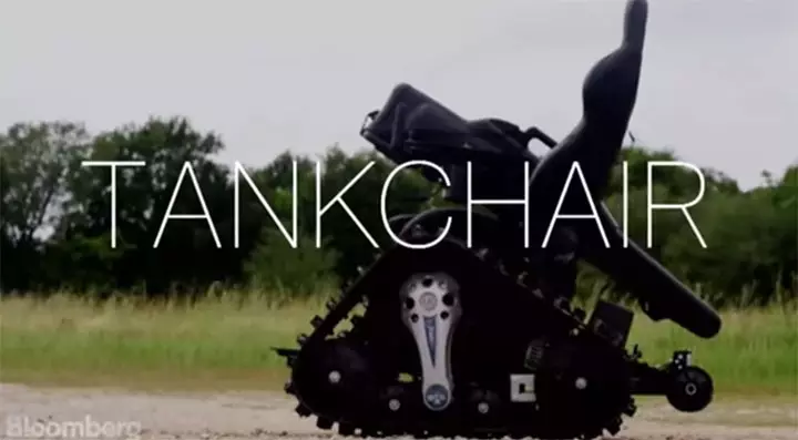 Армейский ветеран создал Tankchair, крутую инвалидную коляску для инвалидов