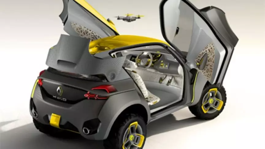 Le concept-car KWID avec son propre robot drone