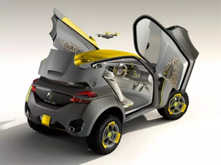 Konceptni automobil Renault KWID s vlastitim robotom dronom