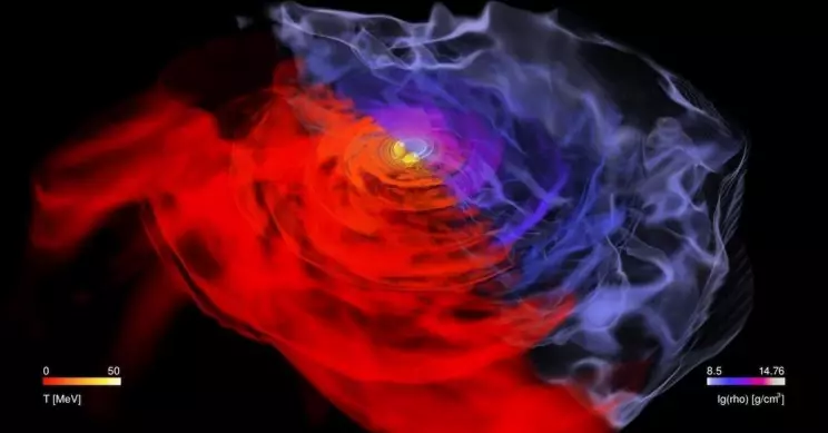 A fusión das estrelas de neutróns arroxa luz sobre a materia fundamental