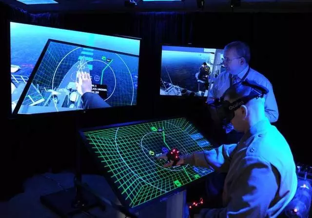 Ameriška mornarica si prizadeva namestiti 3D slušalke in 3D zaslon v razpoko