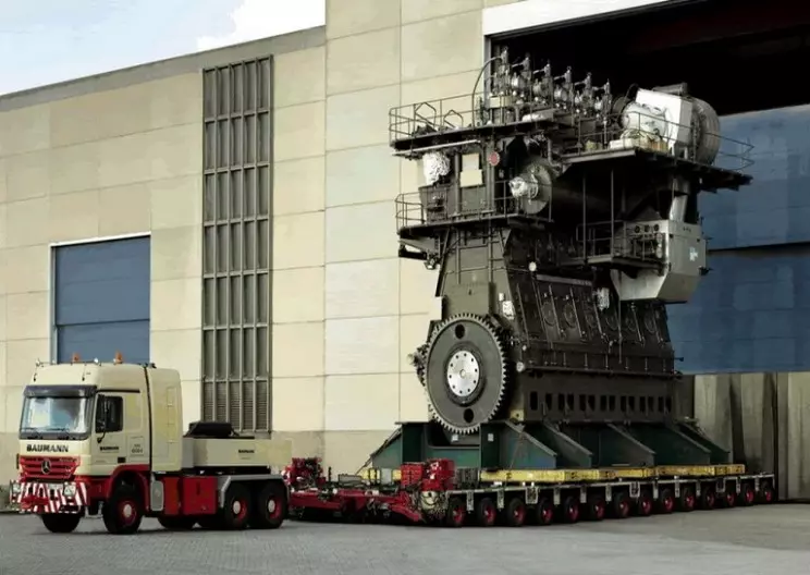 O motor máis grande do mundo ten 109.000 CV