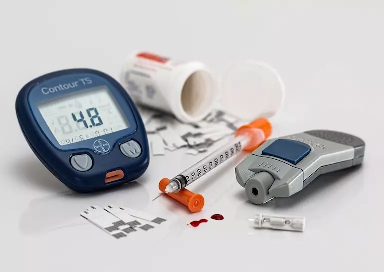 utstyr for testing av diabetes