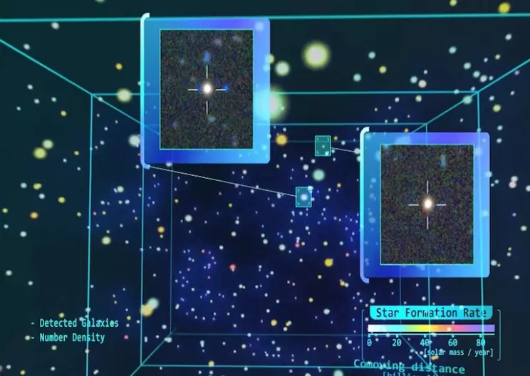 Den djupaste 3D-kartan över universum någonsin omfattar 13,4 miljarder år