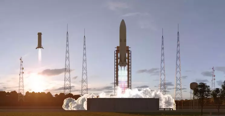 همکاری فناوری فضایی اروپا به سمت موشک چند موتوره کار می کند