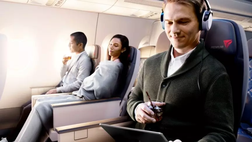 Uuendage oma lennu esmaklassilist stiili uue Delta Premiumiga