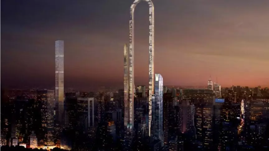 Большой изгиб: U-образный небоскреб предложен для Нью-Йорка