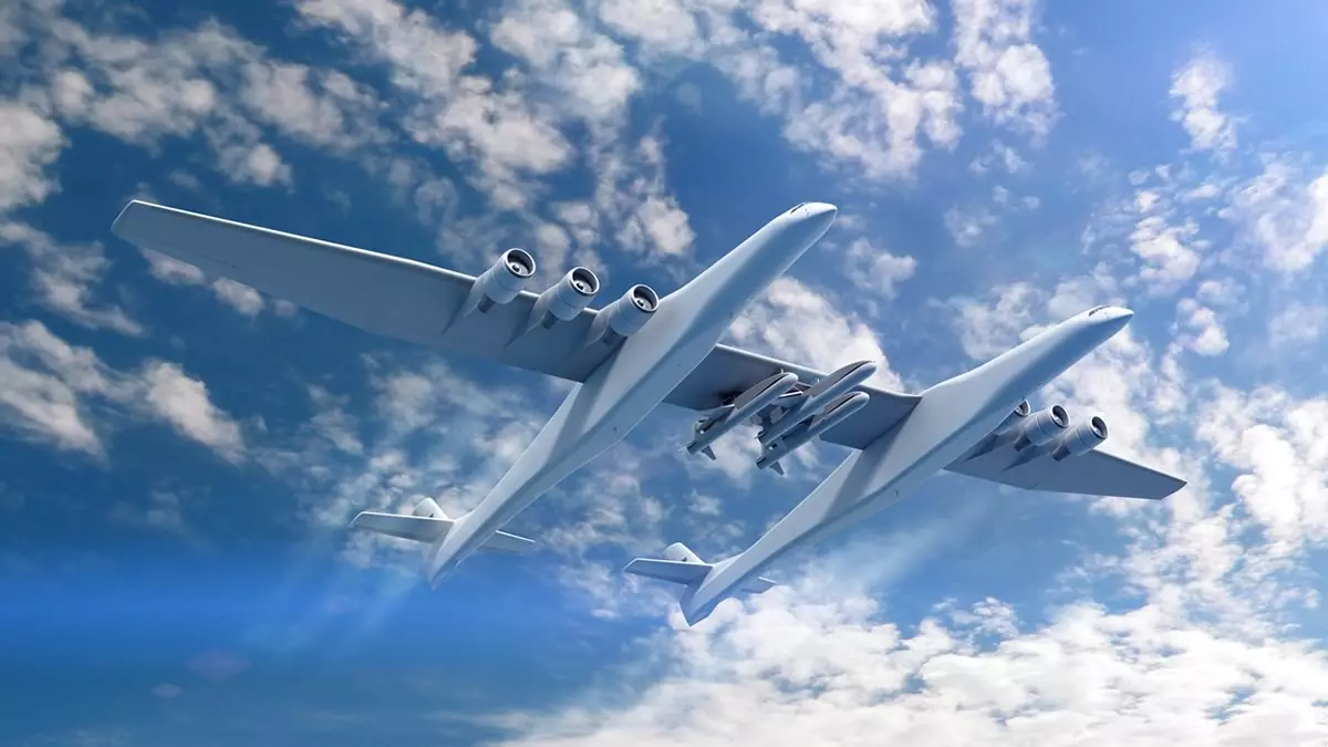 Stratolaunch: Rakettoppskytende fly lengre enn en fotballbane avduket!