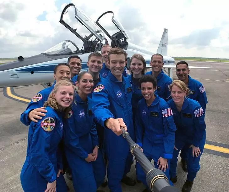 Selfietijd voor rekruten van NASA-astronauten