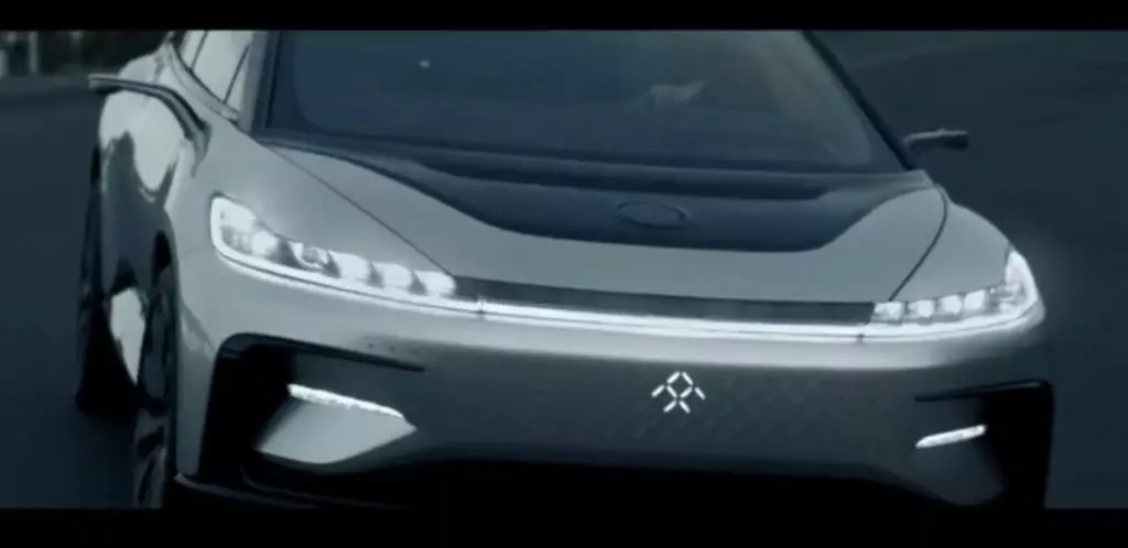 Faraday Future выпускает новый тизер для своего конкурента Tesla