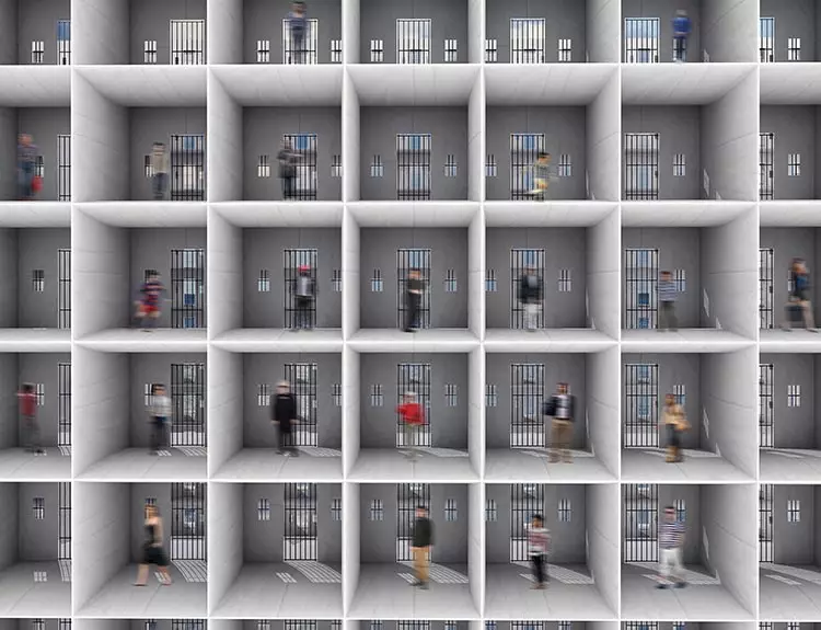 Внатрешна ќелија на затворот Панама документи