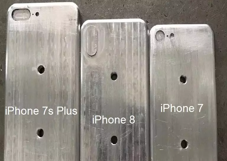 iPhone 8-ը iPhone 7 մոդելների կողքին