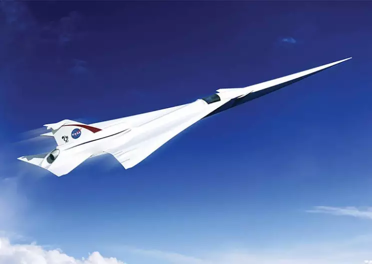 NASA, Yolcu Uçuşu için Ultra Sessiz Süpersonik Bir Jet İnşa Etmeye Yaklaşıyor