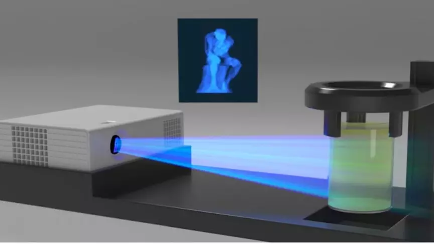 Fascinante nueva impresora 3D que utiliza rayos de luz tiene el potencial de cambiar el diseño del producto