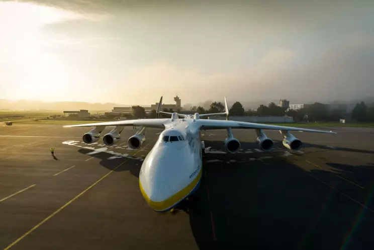 Vista superior del Antonov An-225