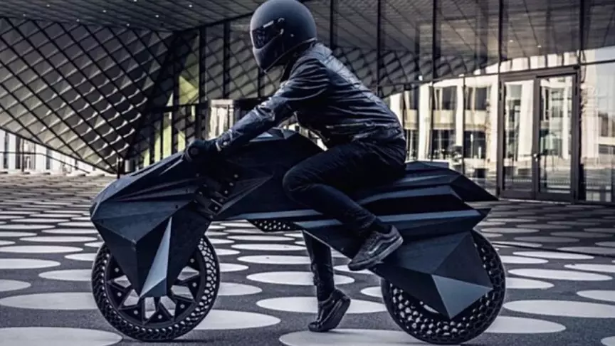 3D-Printed Electric Motorcycle Zoo li ncaj tawm ntawm Blade Runner