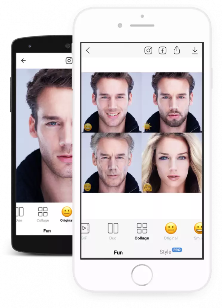 FaceApp gaat viraal met beroemdheden die afbeeldingen van toekomstige oudere zelven posten