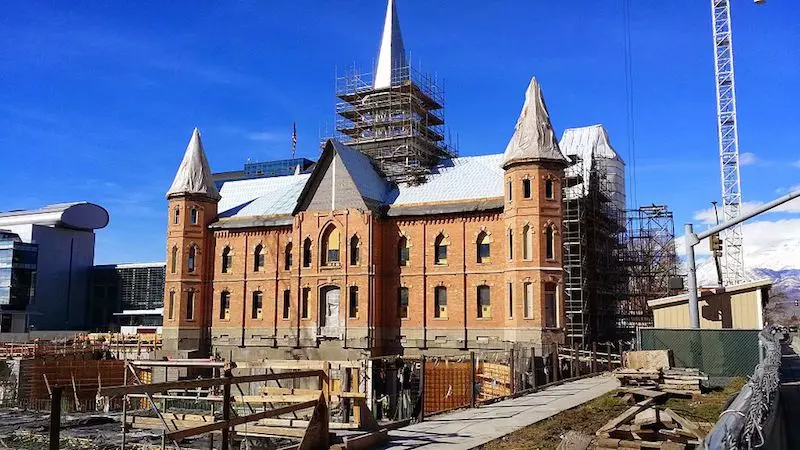 interesante enxeñería Provo Tabernacle