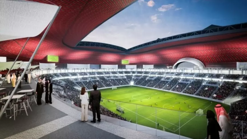 Al Bayt Stadium er einn af 12 völlum sem fyrirhugaðir eru fyrir HM 2022 í Katar