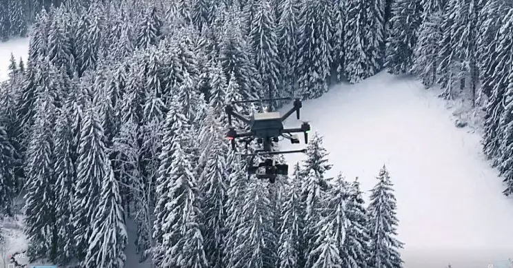 I-Sony Airpeak Snowy Forest