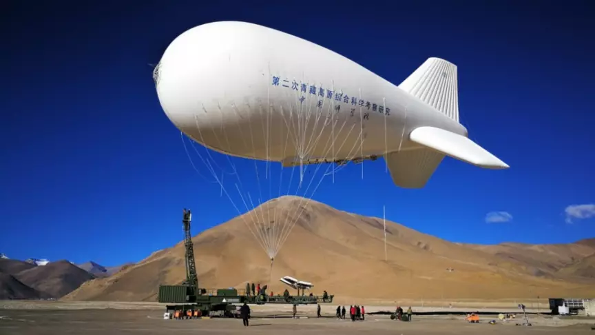 China akan menganalisis perubahan iklim di rantau Everest dengan balon udara ini