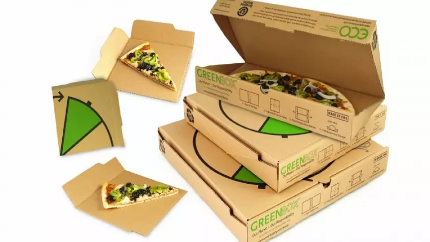 's Werelds meest efficiënte pizzadoos
