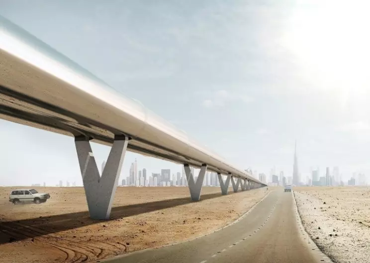 Hyperloop Proposes System los teeb tsa Supersonic Mus Ncig Hauv av